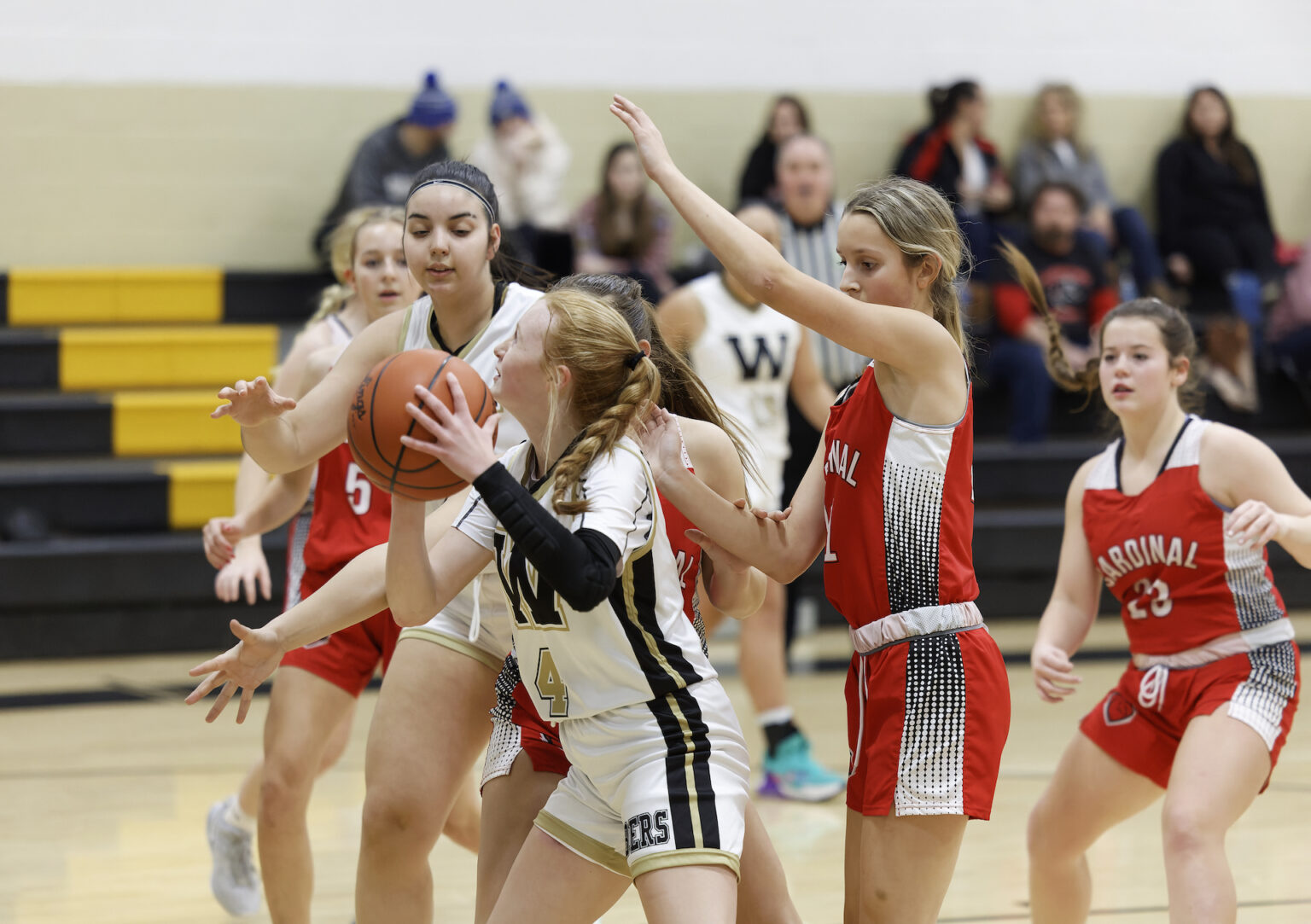 Bomber girls basketball fueled by big third quarter, keep Huskies ...